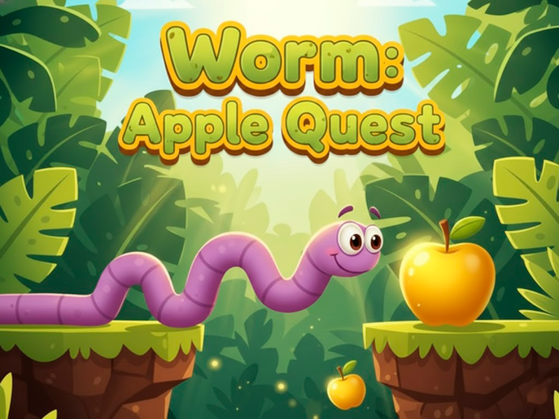 Worm: Apple Quest 🕹️ Igraj na spletu pri SGameS