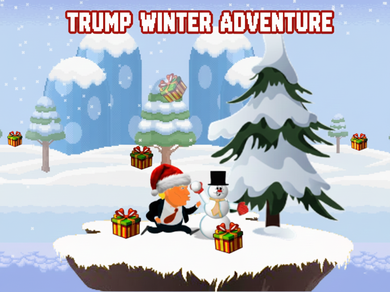 Trumpova zimska avantura 🕹️ Igraj na spletu pri SGameS