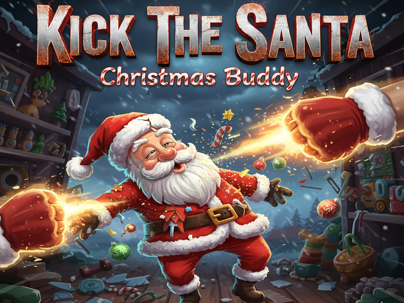 Kick The Santa: Christmas Buddy 🕹️ Igraj na spletu pri SGameS