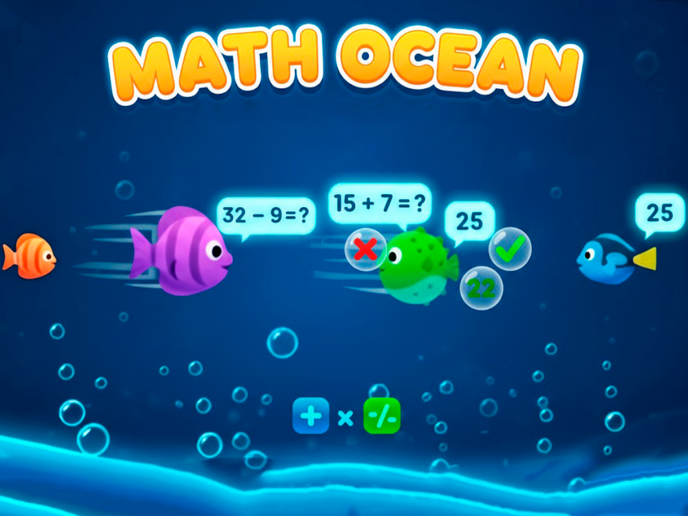 Math Ocean 🕹️ Igraj na spletu pri SGameS