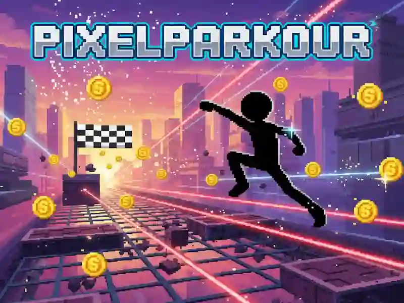 Pixel parkour 🕹️ Igraj na spletu pri SGameS