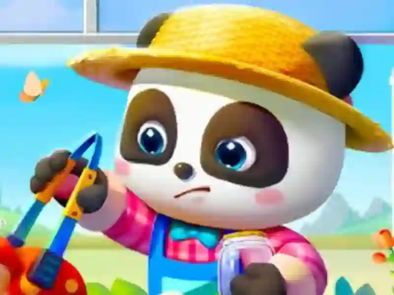 Uganka: Baby Panda Mali kmet 🕹️ Igrajte na spletu na Sgames