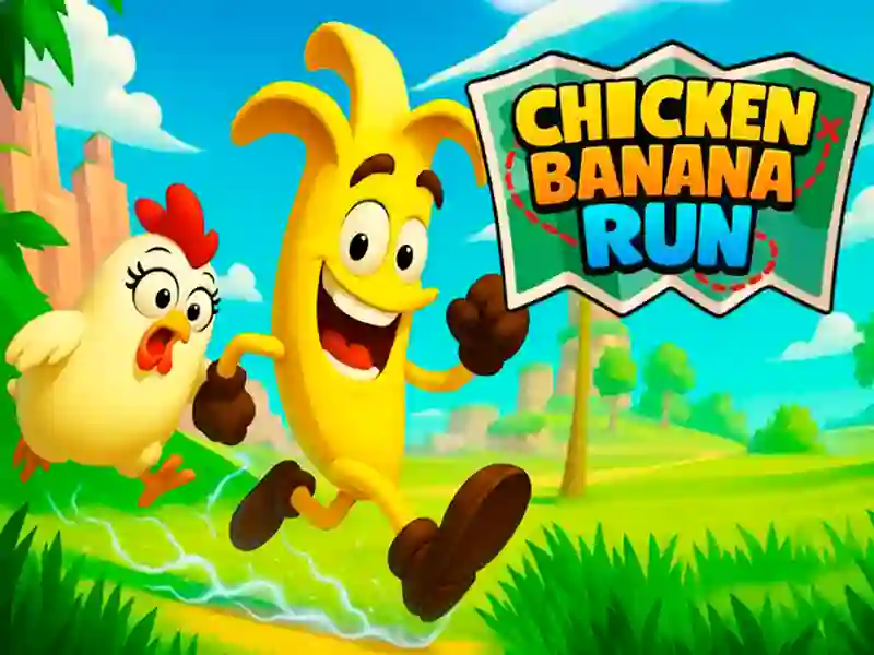 Chicken Banana Run 🕹️ Igrajte na spletu na Sgames