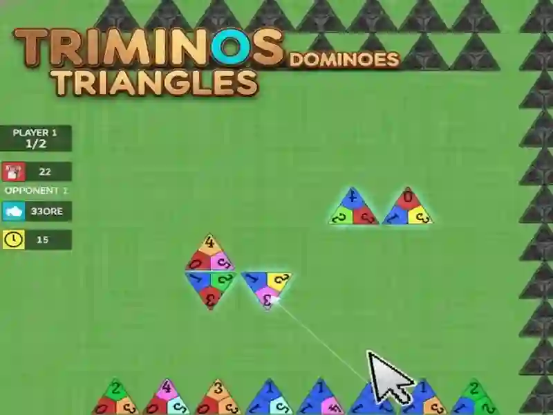 Triminos Dominoes Triangles 🕹️ Igraj na spletu pri SGameS
